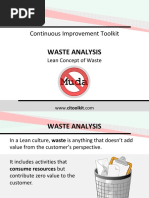 Lean Waste Walk Template | PDF