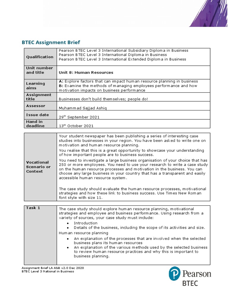 Human Resource Planning and Motivation | PDF | Motivation | Motivational