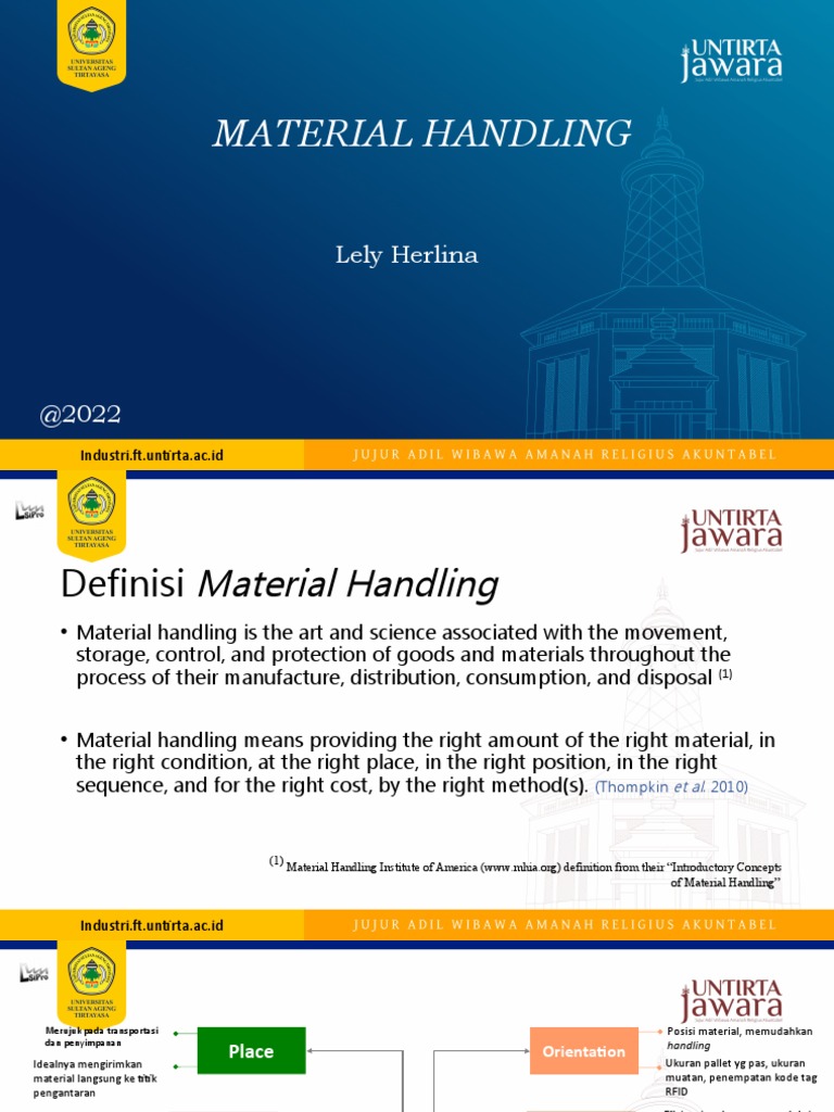 Material Handling | PDF