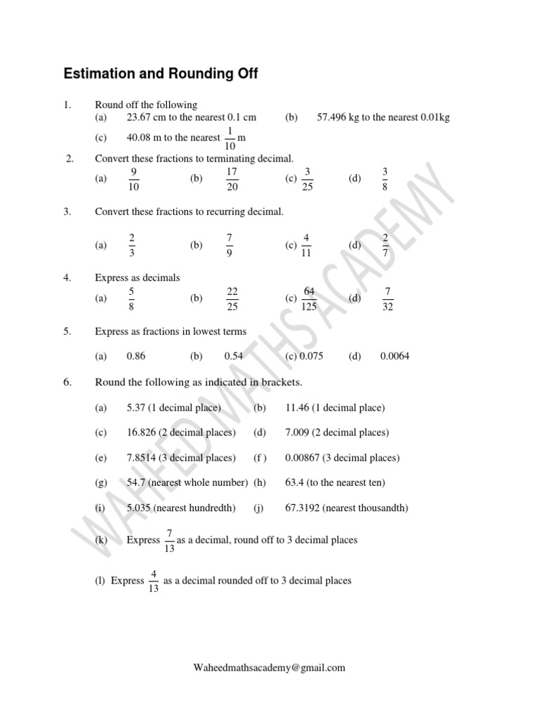 Estimation and Significant Figures | Download Free PDF | Significant Figures | Mathematical Concepts