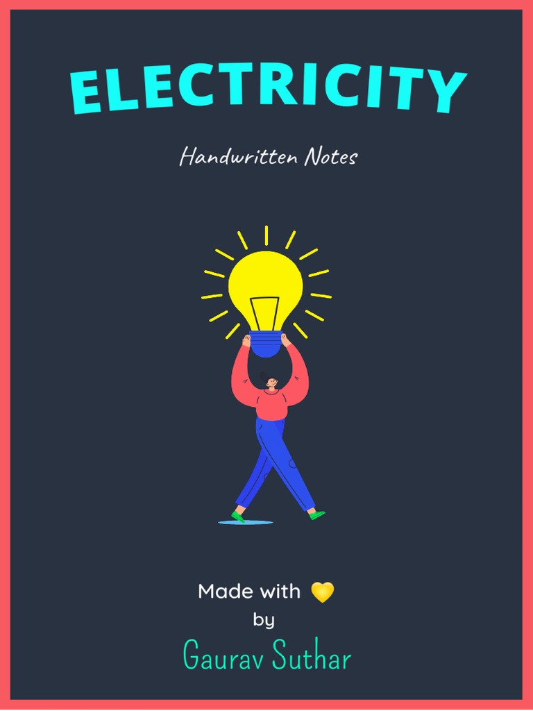 Class 10th Electricity Notes | PDF | Electrical Resistance And ...