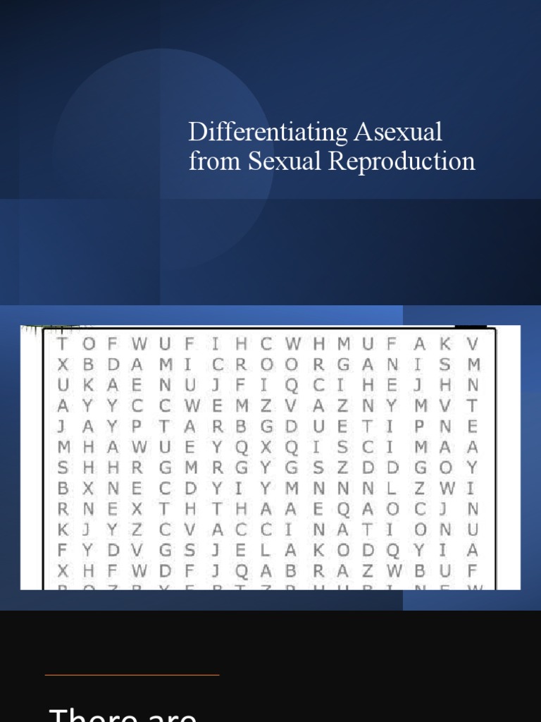 Asexual Rep And Sex Rep Pdf Reproduction Fertilisation