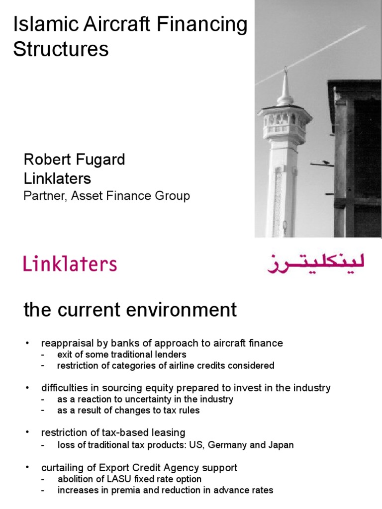 Islamic Aircraft Financing Structures | PDF | Islamic Banking And ...