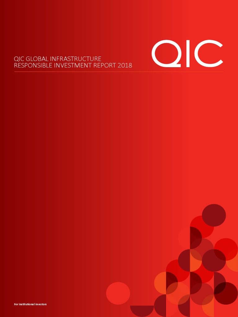 QIC Global Infrastructure Responsible Investing Report 2018 | PDF ...