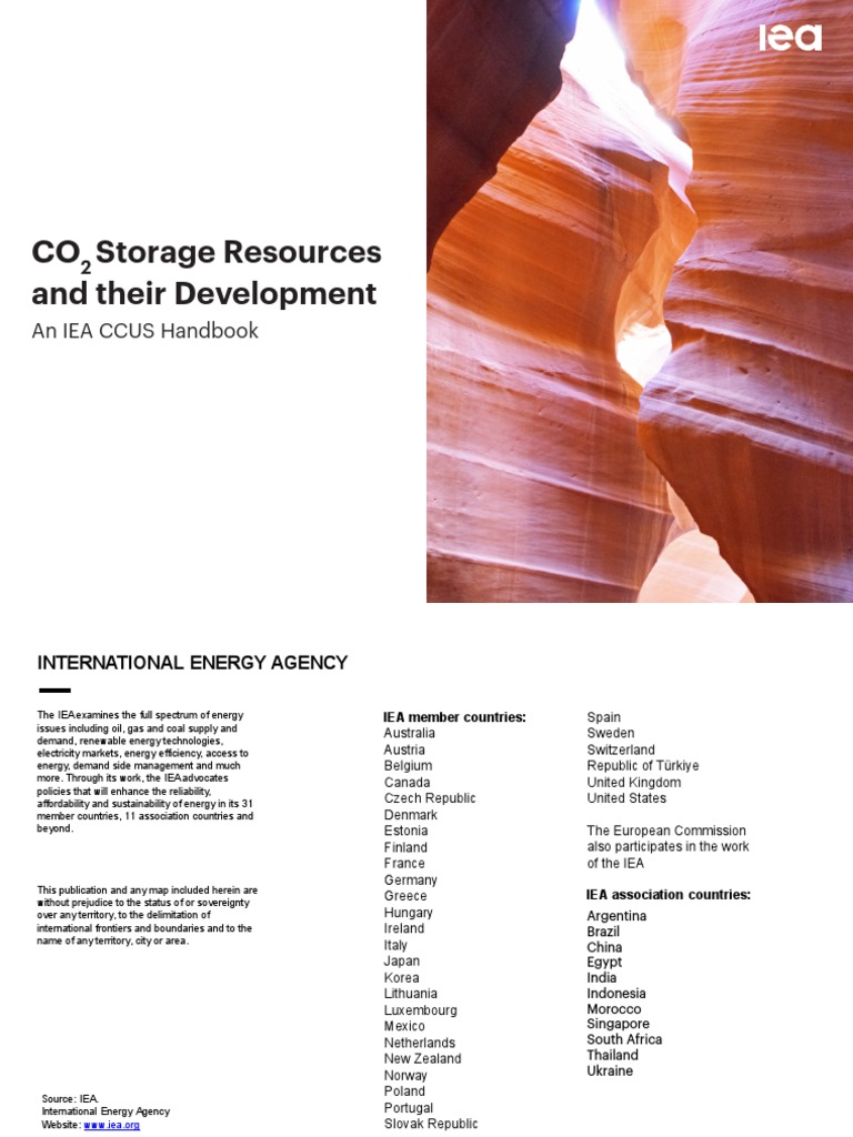 CO Storage Resources and Their Development: An IEA CCUS Handbook | PDF ...
