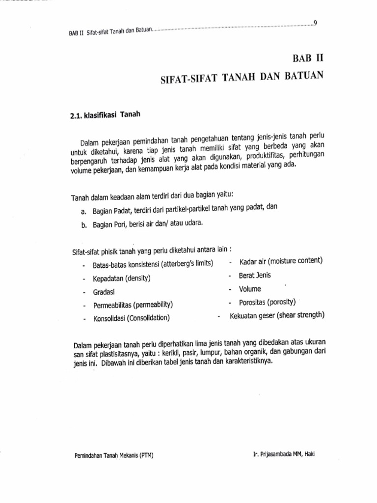 Pemindahan Tanah Mekanis Tanah | PDF