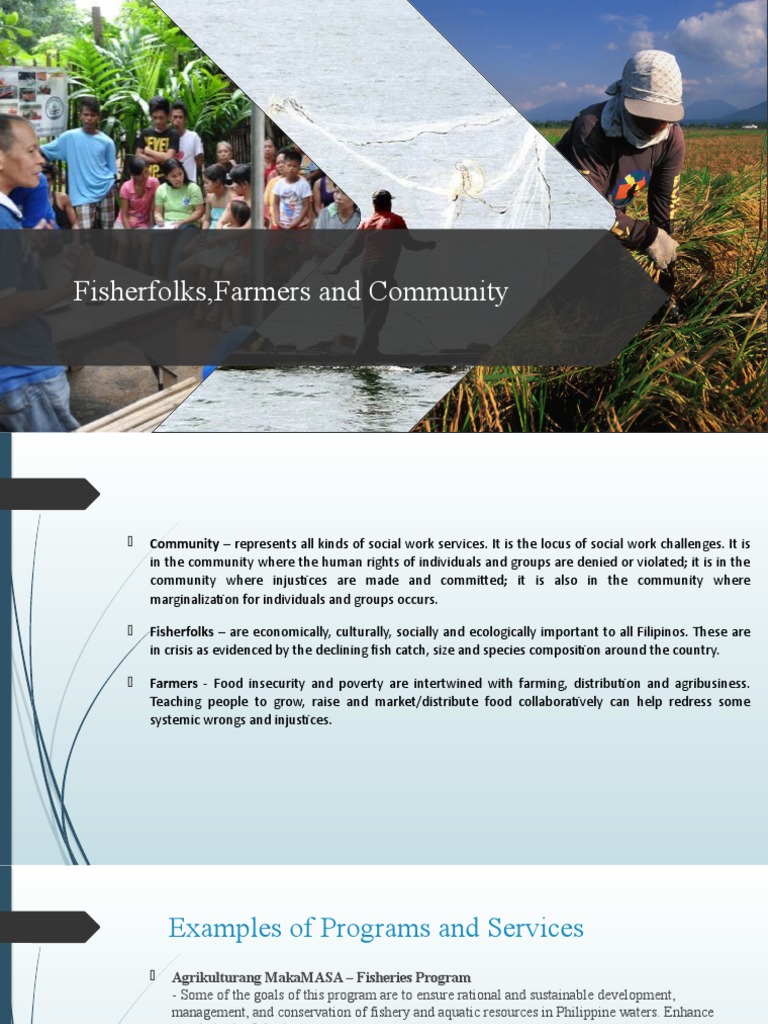 Empowering Fisherfolks and Farmers | PDF | Agriculture | Community
