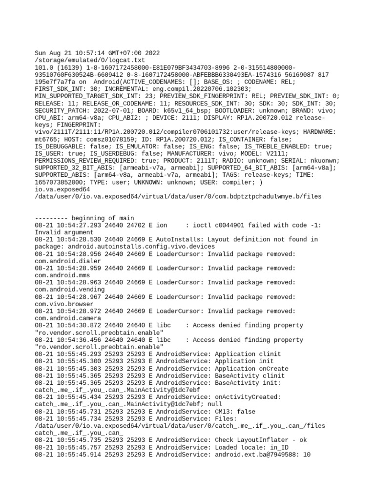 Unknown File | PDF | Java (Programming Language) | Android (Operating System)
