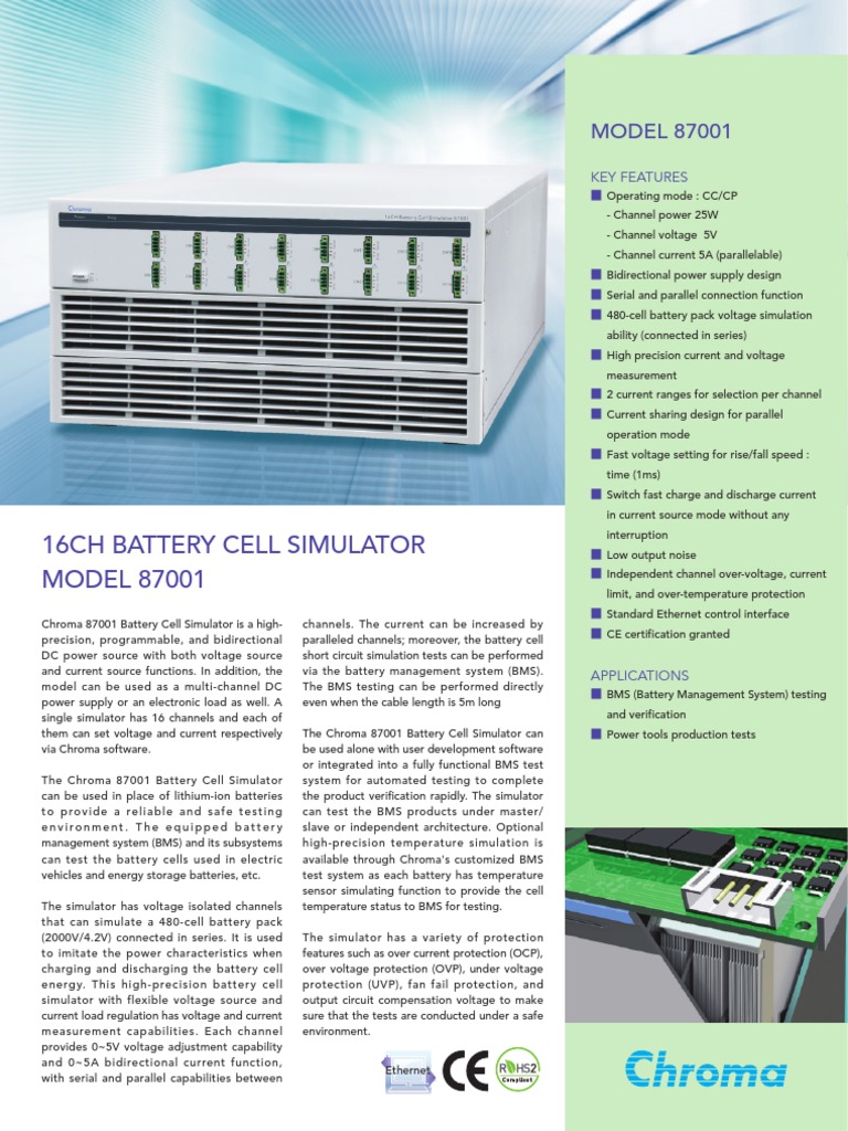 Battery Cell Simulator | Download Free PDF | Power Supply | Simulation