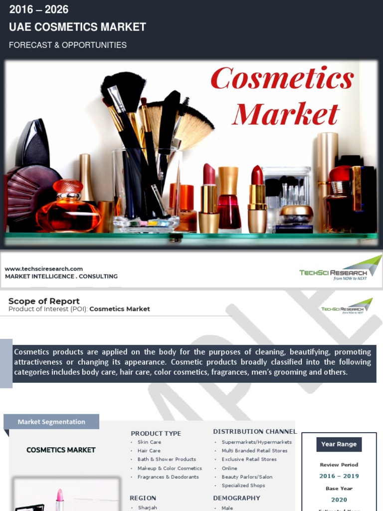 SAMPLE - UAE Cosmetics Market, 2026 | PDF | Cosmetics | Retail