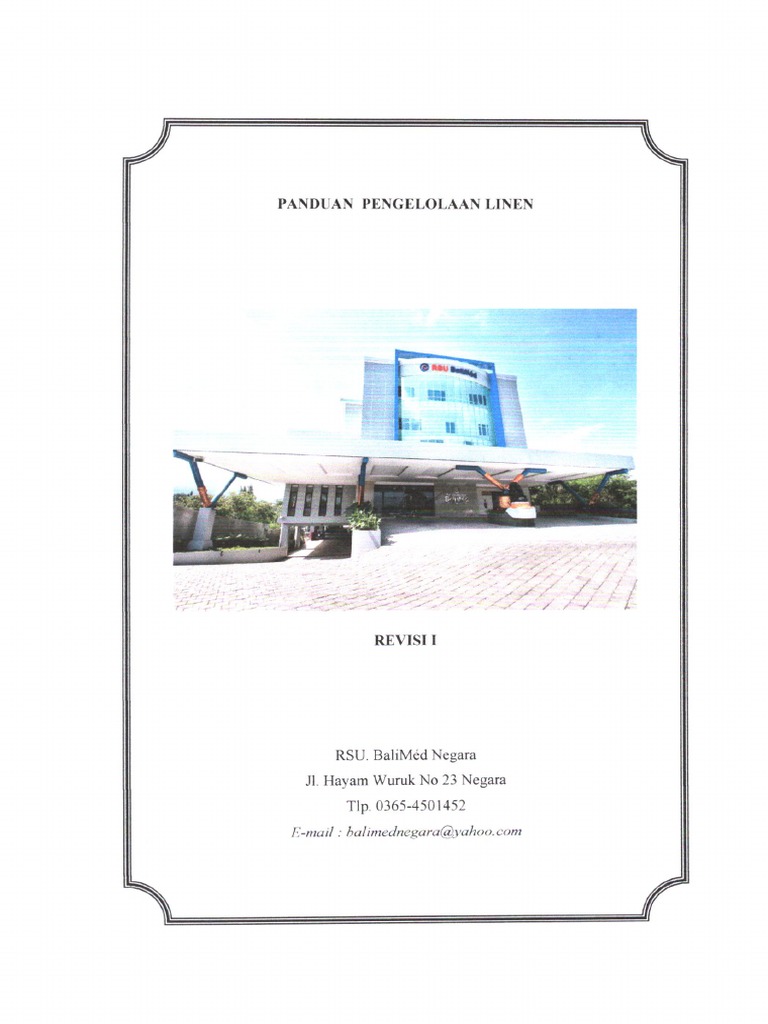 Panduan Pengelolaan Linen | PDF