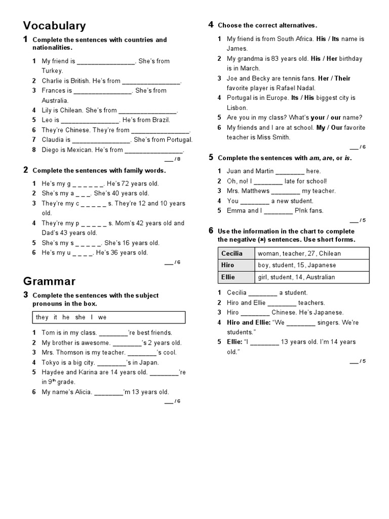 LI L1 Review Test Units 1-2 A | PDF | Japanese Language | Linguistics