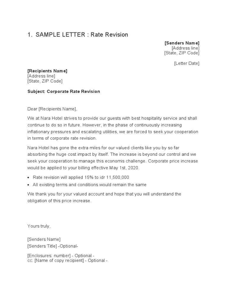 Sample Formal Letters | PDF