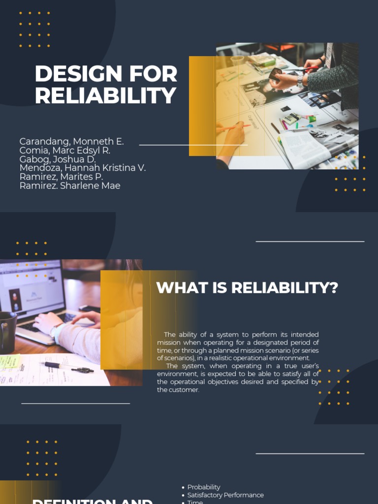 Design For Reliability | PDF | Reliability Engineering | Strength Of ...