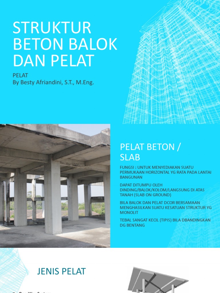 Struktur Beton Balok Dan Pelat 9 (Materi Pelat) | PDF