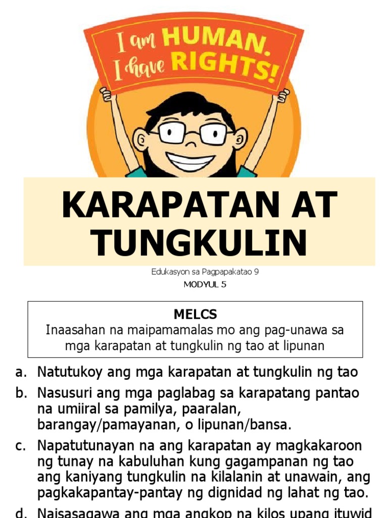 Karapatan at Tungkulin | PDF
