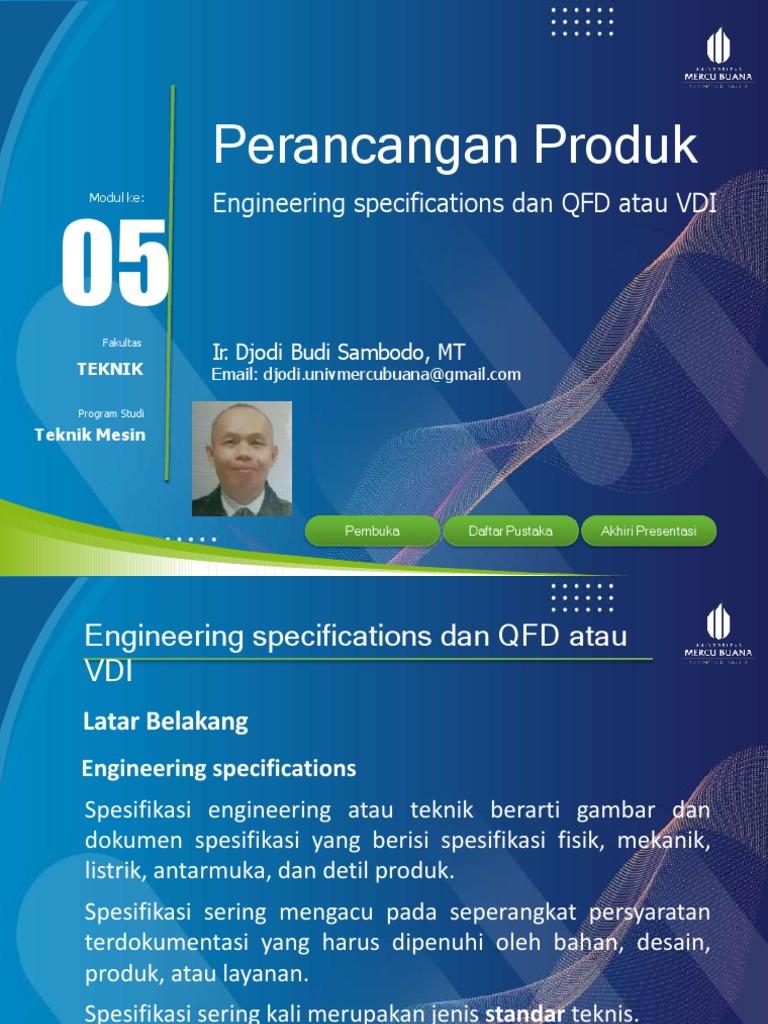 Modul 05 MK Perancangan Produk | PDF