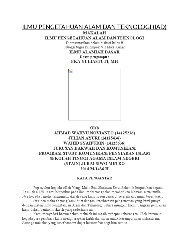 Ipa Dan Iptek Pdf