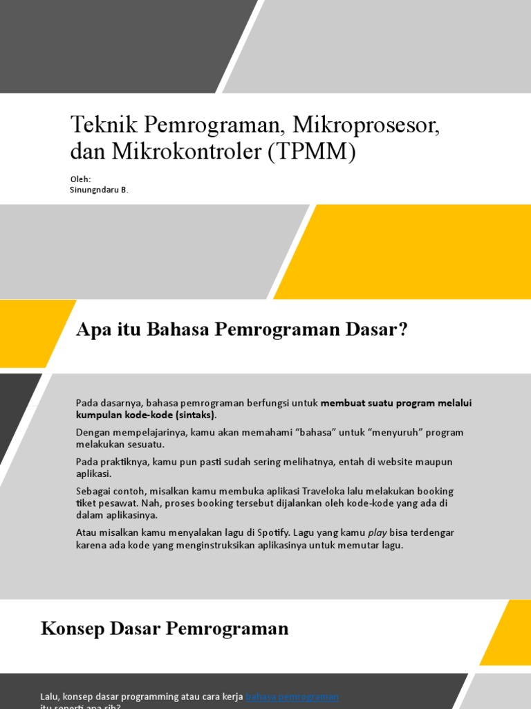 Dasar Pemrograman | PDF