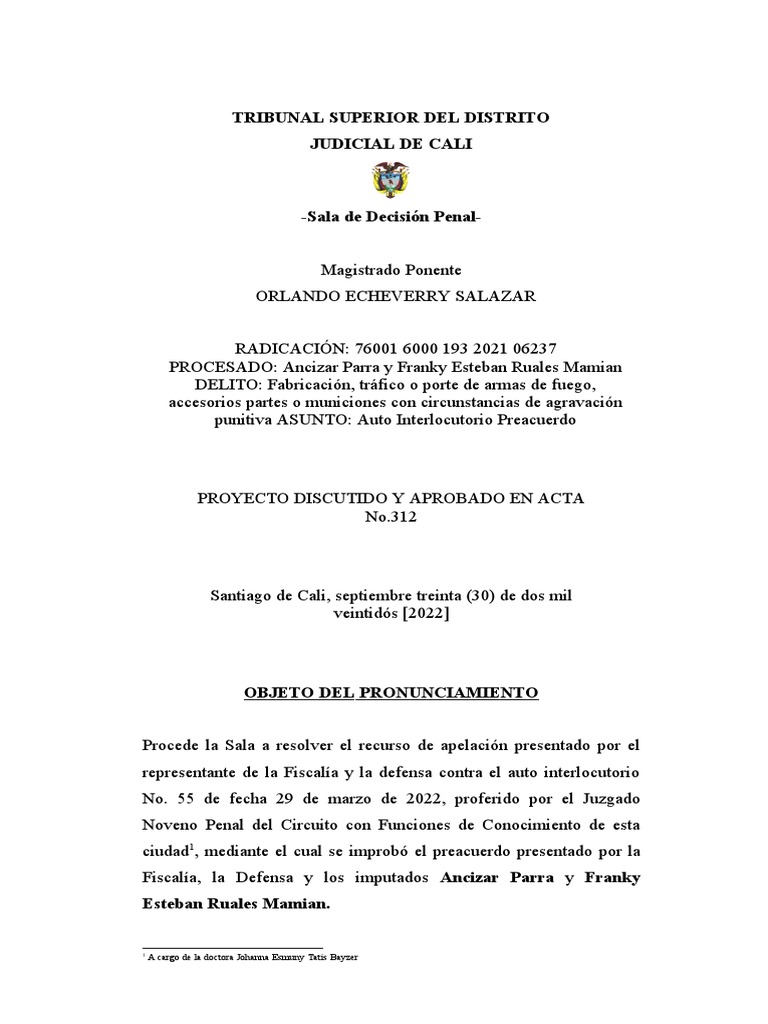 Auto Preac 193 2021 06237 - Ancizar Parra y Franky Esteban Ruales ...