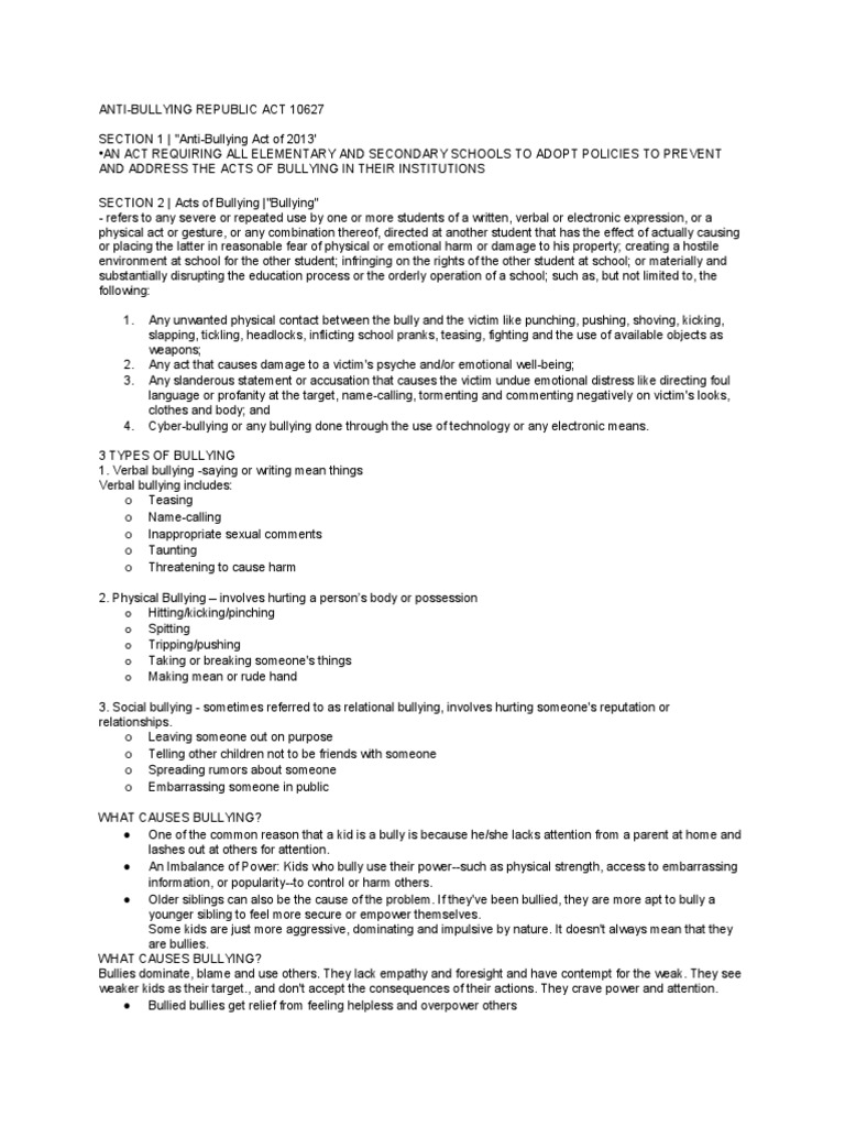 OC Anti Bullying | Download Free PDF | Bullying | Cyberbullying