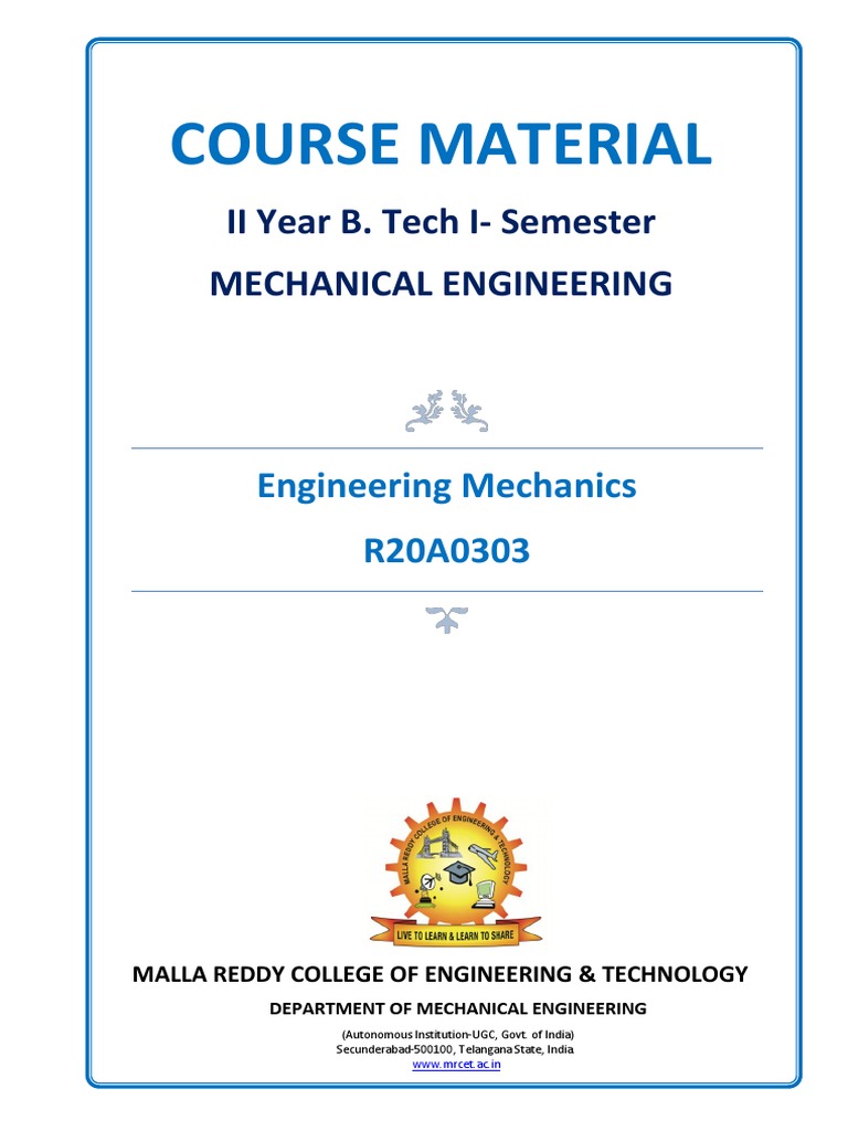 Engineering Mechanics | PDF | Force | Torque