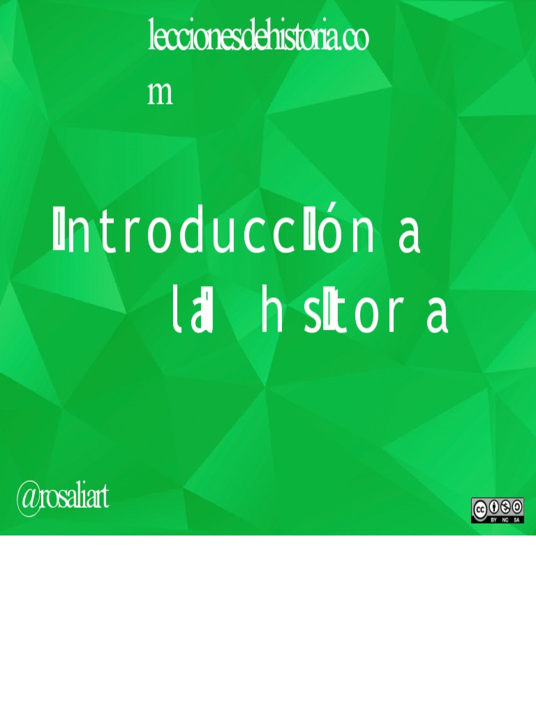 U0-Introducción - Historia ?? | PDF | de nueva era | Historiador