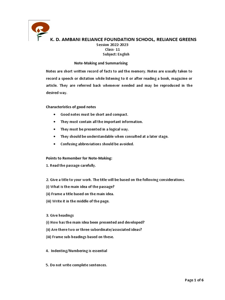 Note-Making Techniques for Health Topics | PDF | Myocardial Infarction ...