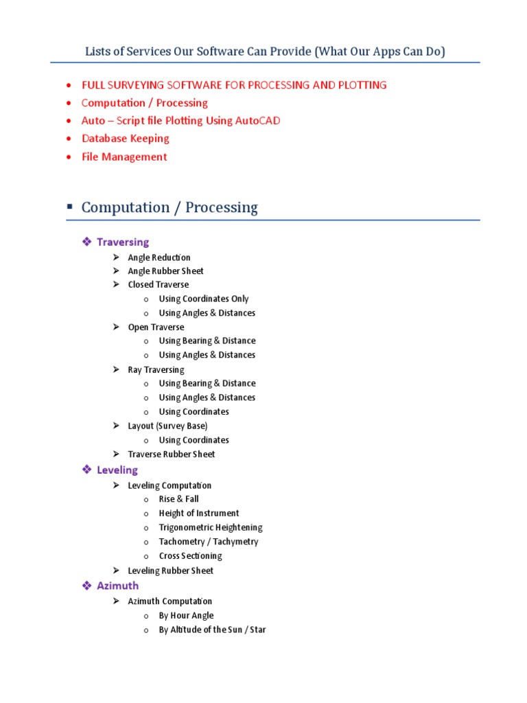 Our Services | PDF
