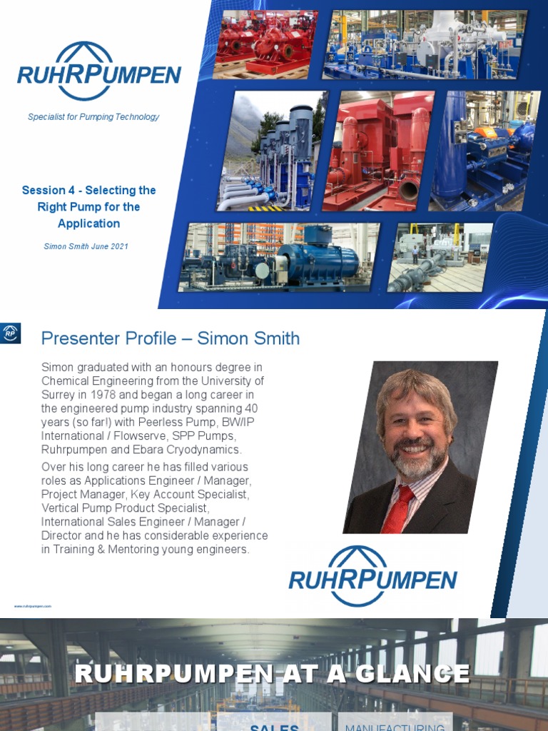 Short Course 4 - Selecting The Right Pump For The Application | PDF ...