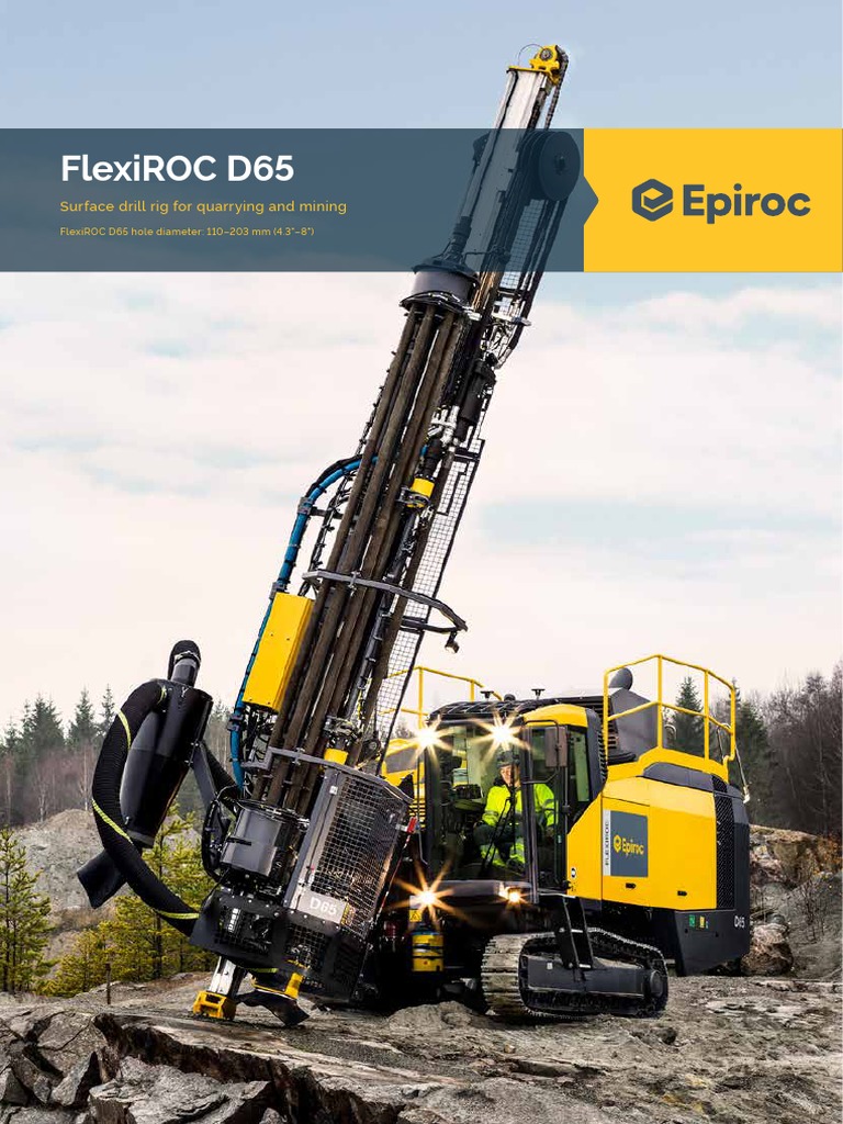 Flexiroc D65: Surface Drill Rig For Quarrying and Mining | PDF ...