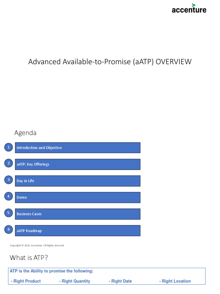 aATP Overview | PDF