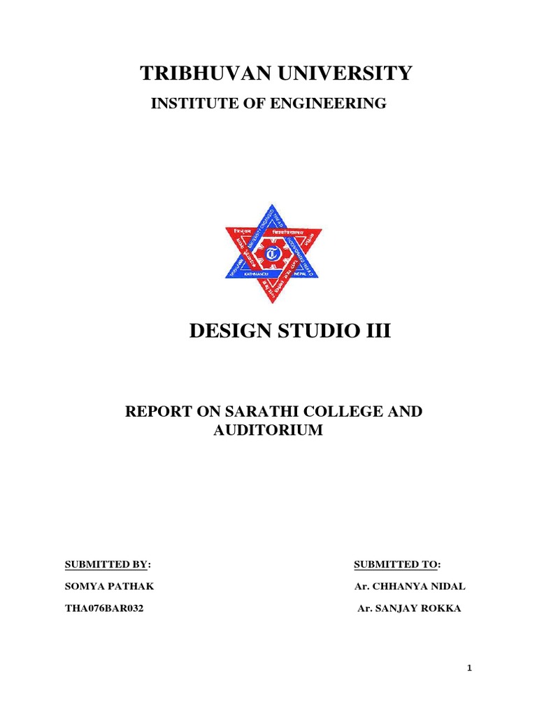 Pathak Somya (041) - Report On College and Auditorium - April 13, 2022 ...