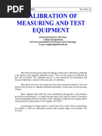 QP 06 Calibration of IMTE | PDF | Calibration | Metrology