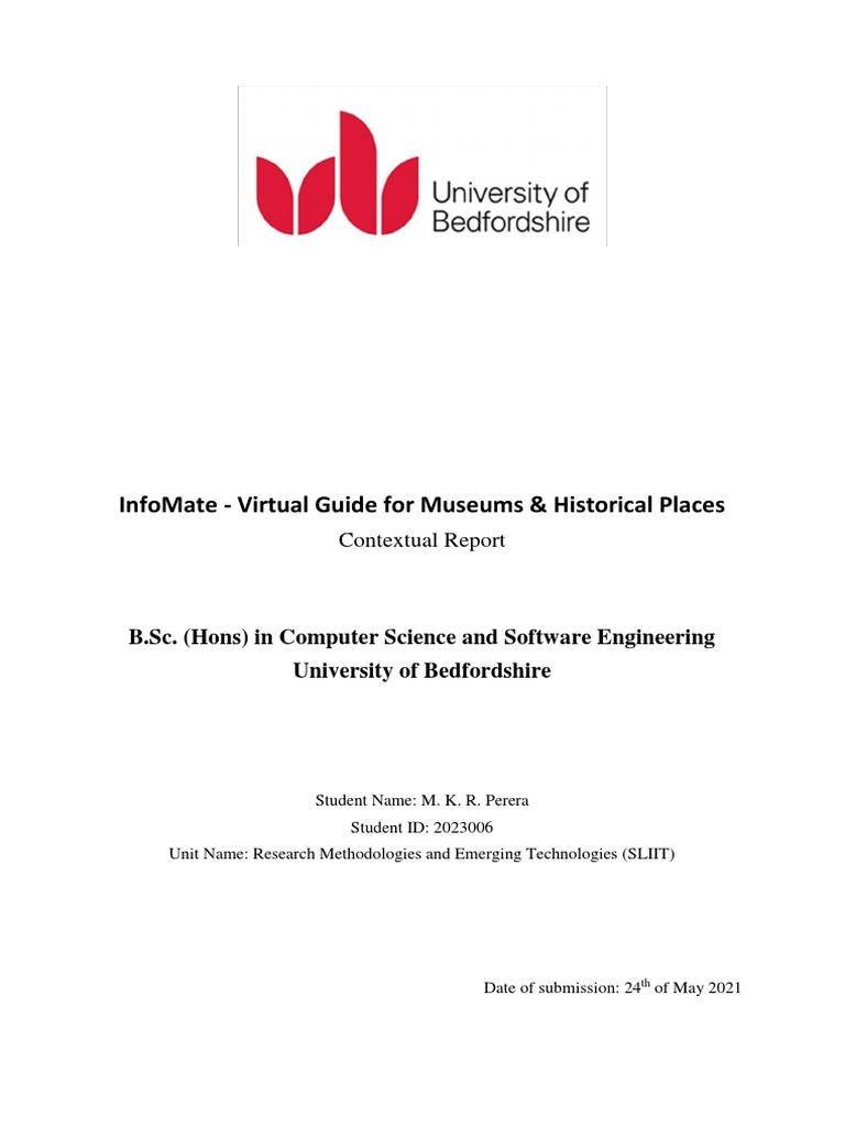 Contextual Report (2023006) | PDF | Computing | Computer Science