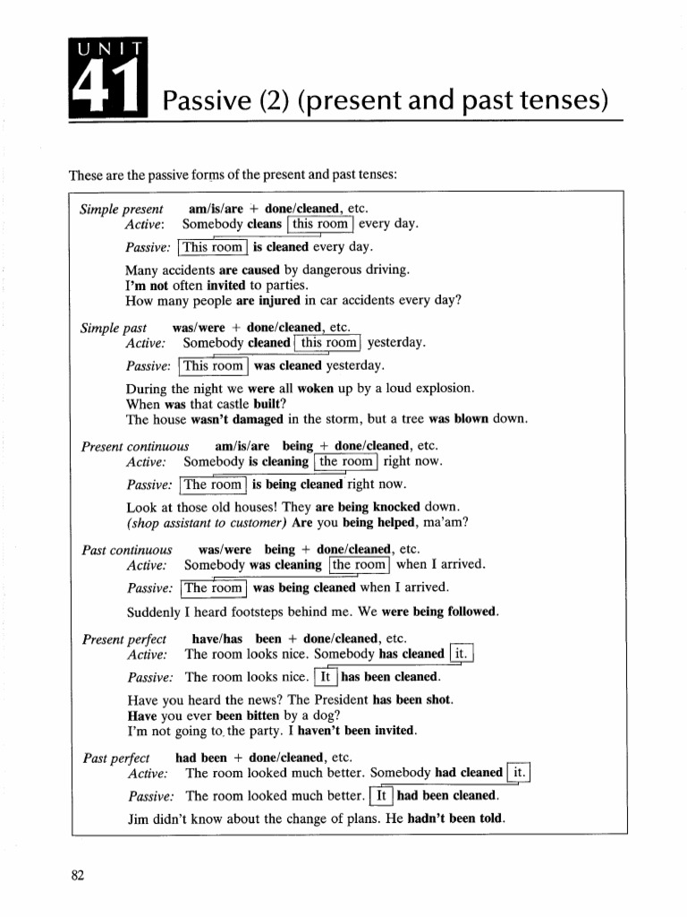Passive Voice 2 | PDF