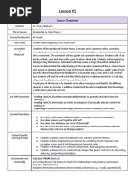 Color Theory Lesson Plan | PDF | Pedagogy | Learning