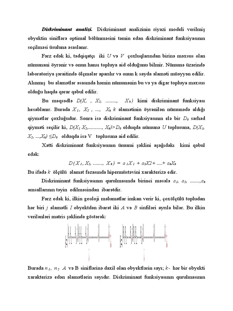 Diskriminant Analizi | PDF