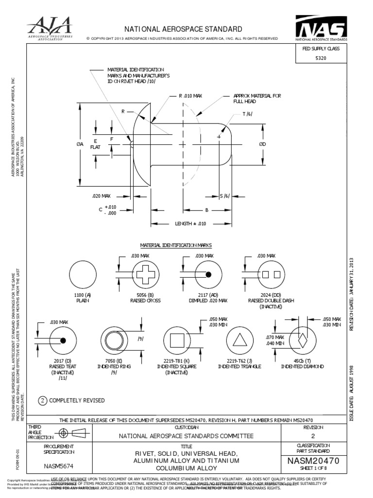 Nasm 20470 | Download Free PDF | Rivet | Copyright