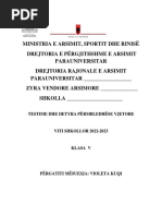Modele Testesh Per KL-I | PDF