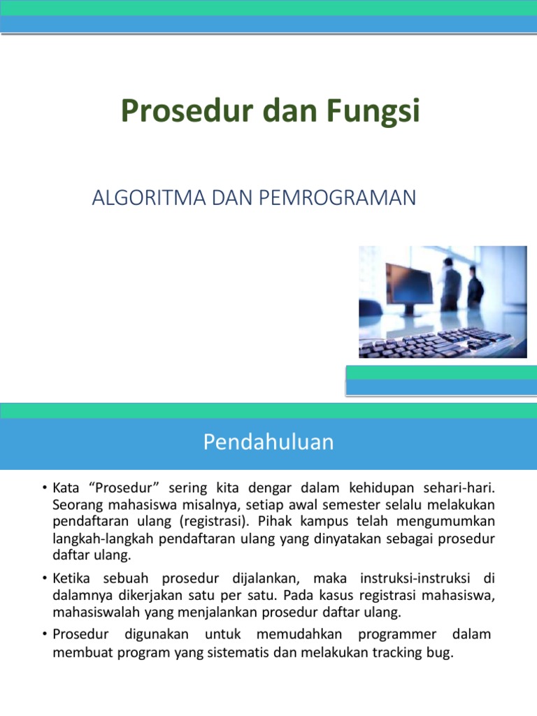 Prosedur Pemrograman dan Parameter | PDF