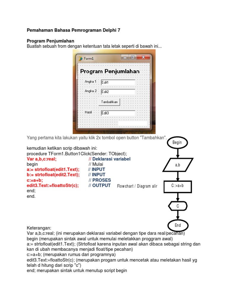 Program Menghitung Luas Segitiga | PDF Program Menghitung Luas Segitiga | PDF