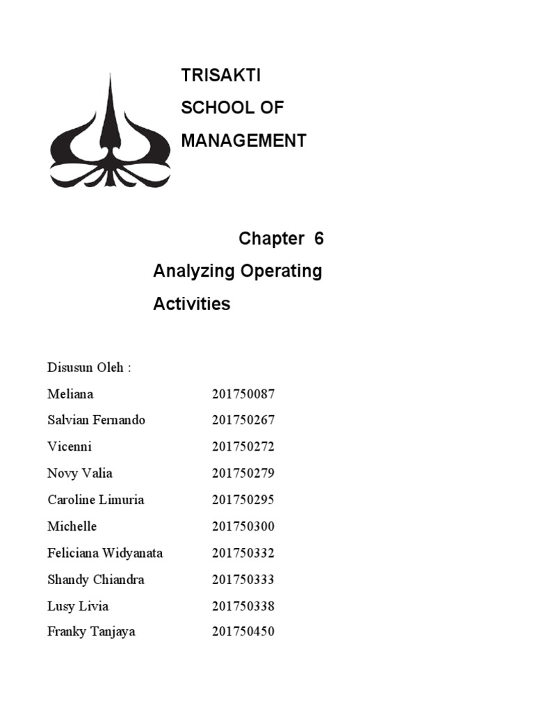 CH 6 Analyzing Operating Activities | PDF