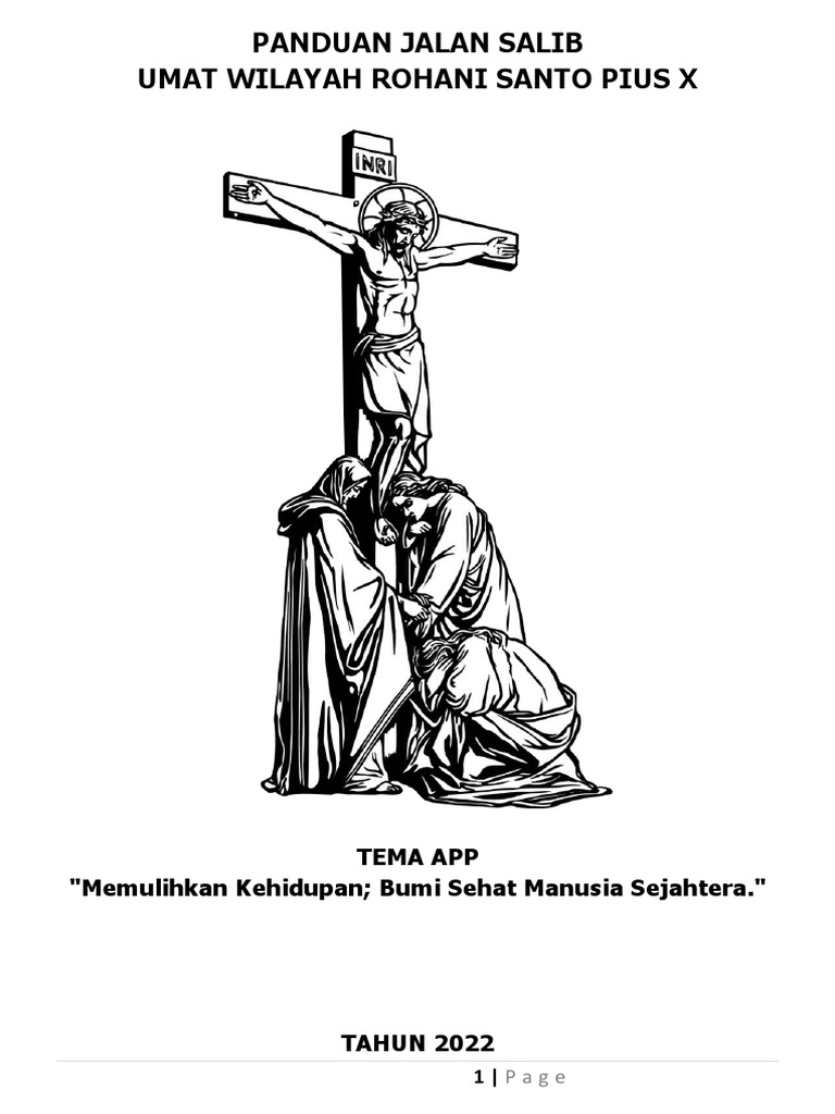 Panduan Jalan Salib - W - R - Pius X - Tahun 2022 | PDF