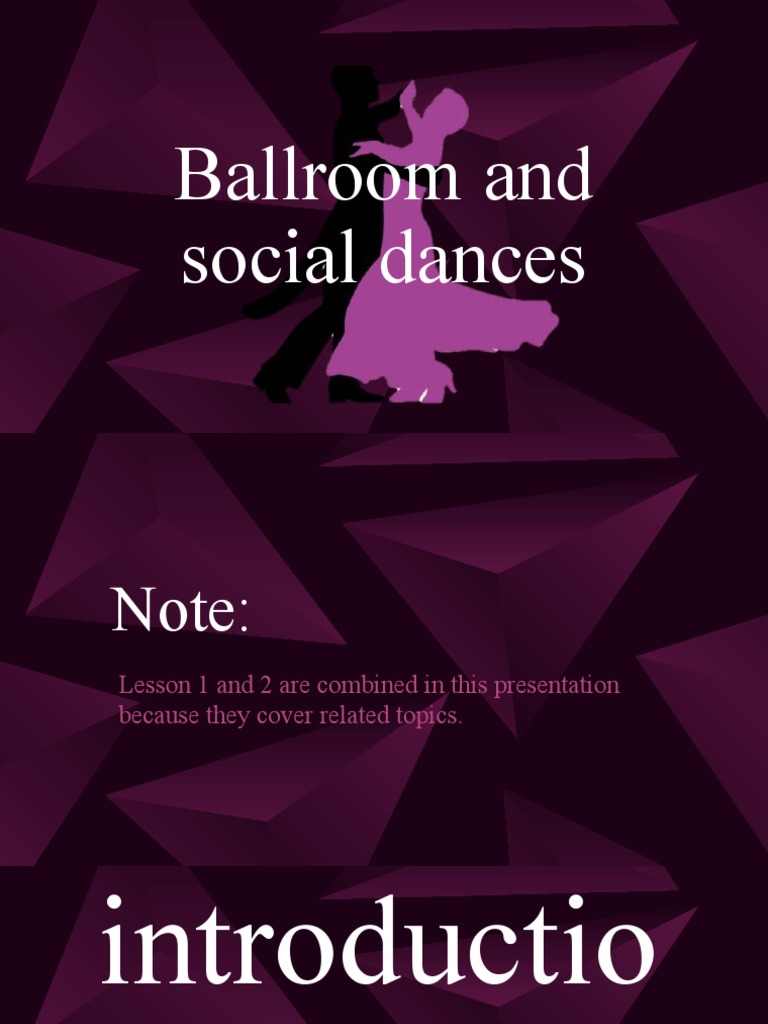 Grade 9 Physical Education Ballroom Dances | PDF | Dances | Ballroom Dance