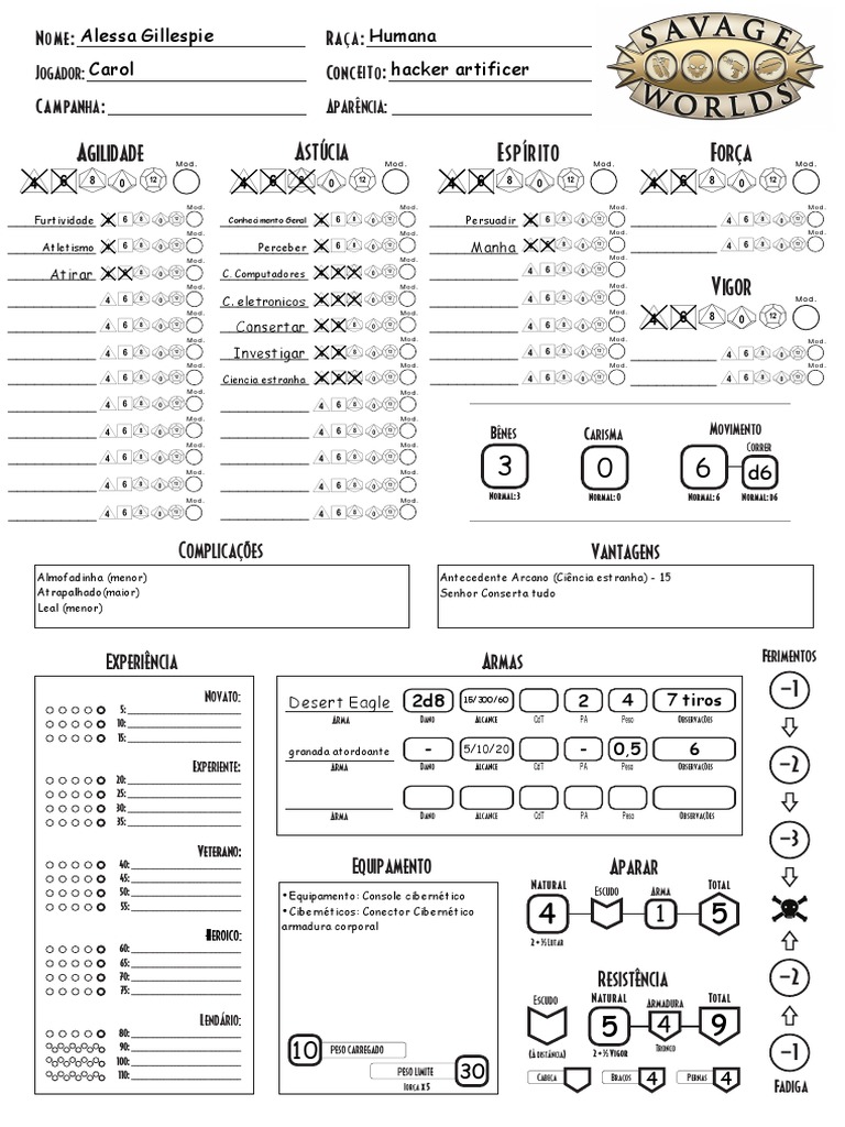 Alessa - Savage WORLDS Sci Fi | PDF