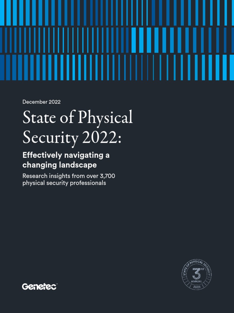Report - en - State of Physical Security 2022 - Web | PDF | Computer ...