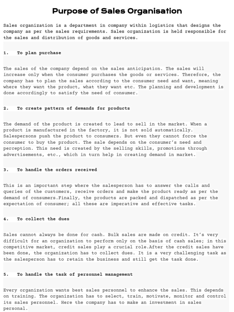 Sales 2 Amity Sales and Distribution Module 2 Sem 5 | PDF | Forecasting | Sales