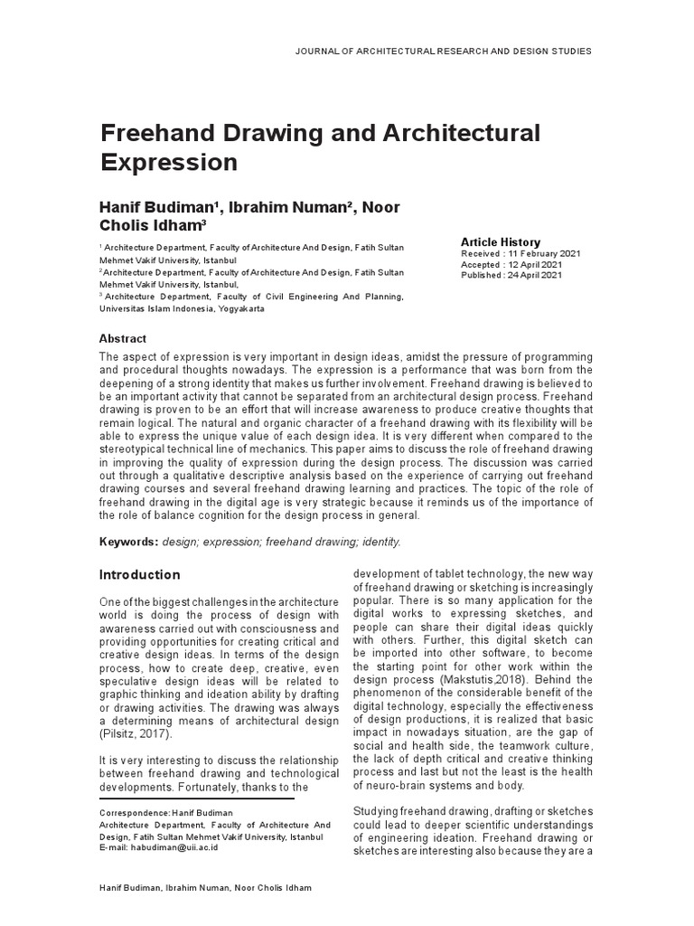 Freehand Drawing and Architectural Expre | PDF | Drawing | Composition (Visual Arts)