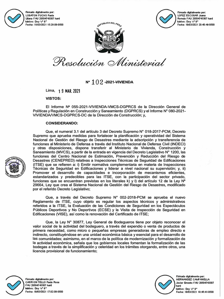 RM 102-2021-Vivienda PDF | PDF